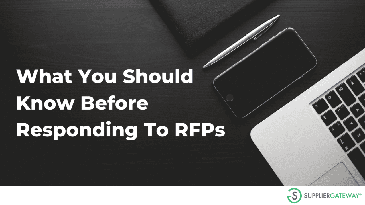 How to Respond to RFPs | SupplierGATEWAY