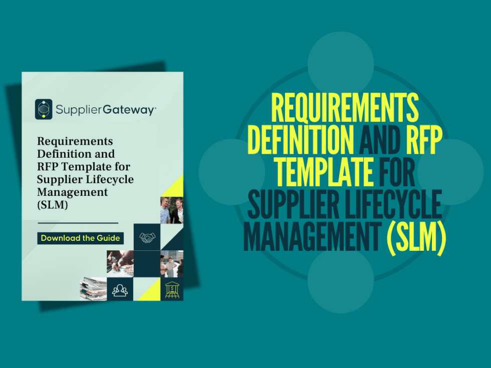 Efficient Supplier Lifecycle Management | RFP Template
